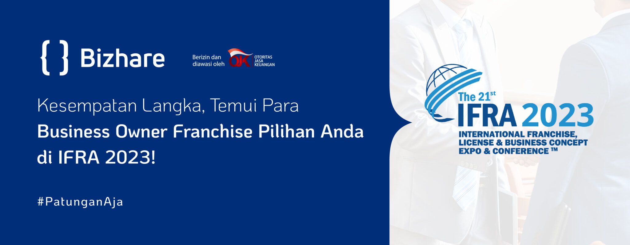 Jadwal Sesi Meet The Owner Franchise Bizhare di IFRA 2023