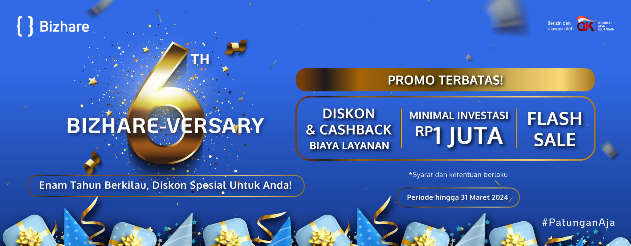 Semarakkan Ultah Bizhare dengan Promo Spesial BIZHARE-VERSARY