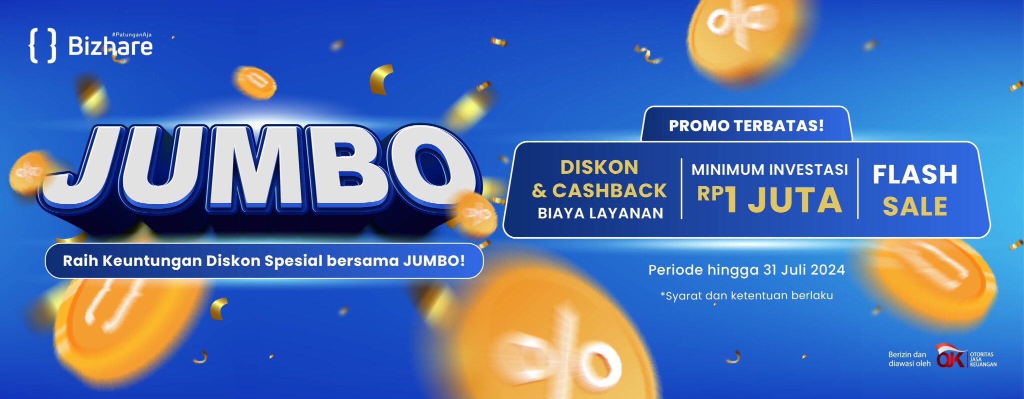 Siapkan Diri Anda, Bizhare Berlimpah Promo JUMBO di Bulan Juli!