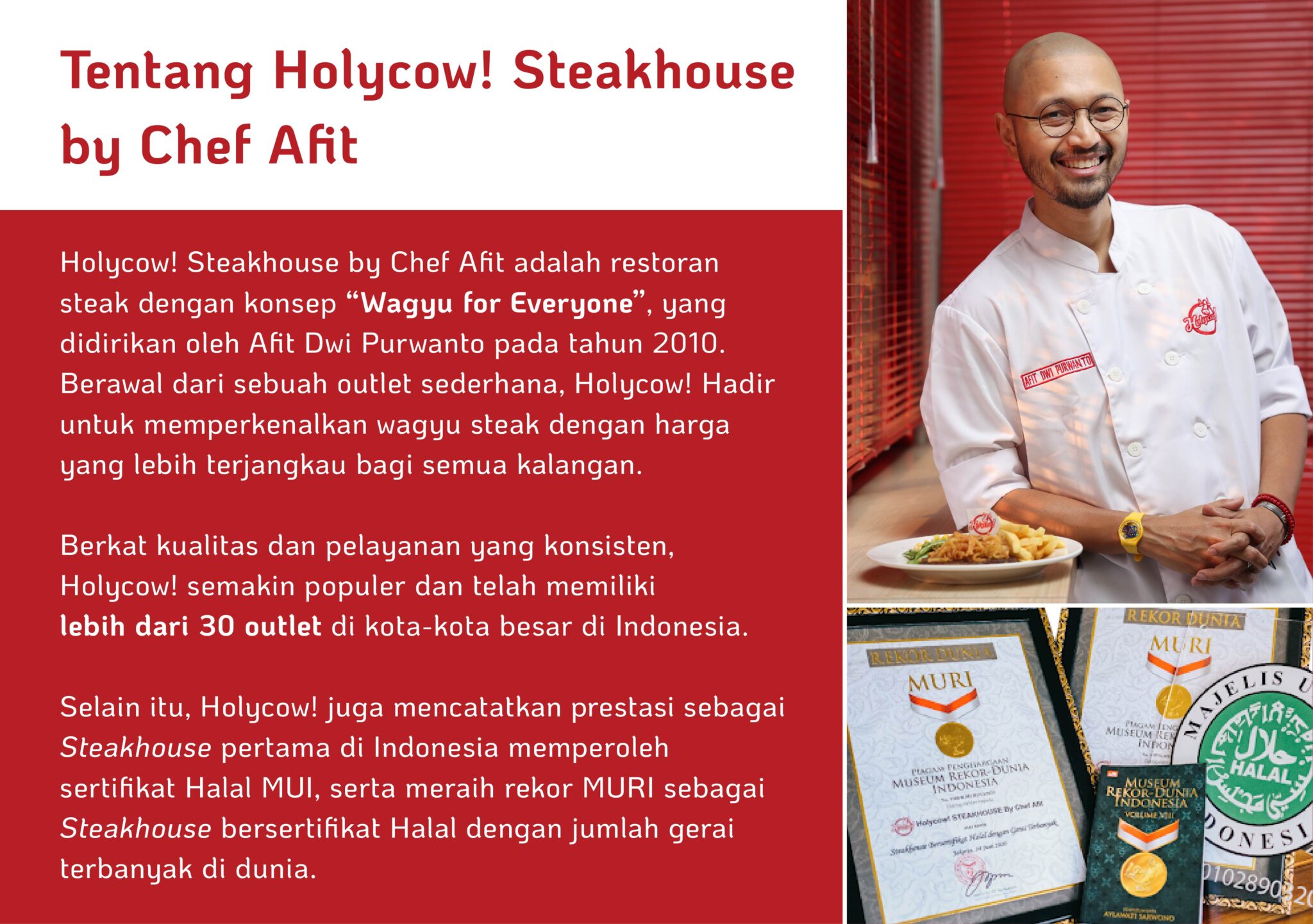 Penawaran Eksklusif Patungan Miliki Bisnis Holycow! Steakhouse by Chef Afit Pakuwon Mall Bekasi ...